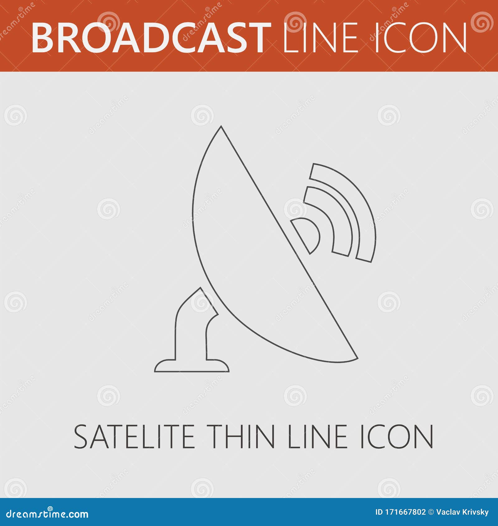 Satellite tv vector icon. stock vector. Illustration of ...