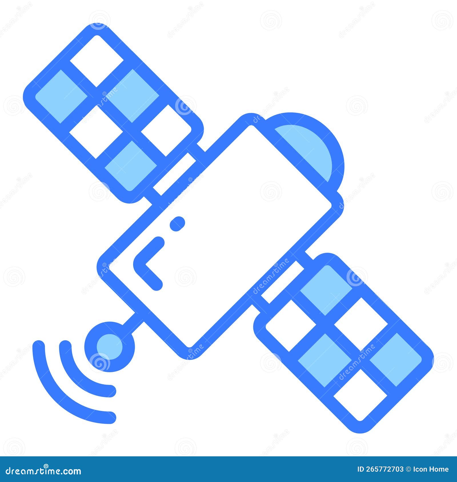 Satellite Vector Line Icon, School and Education Icon Stock Vector ...