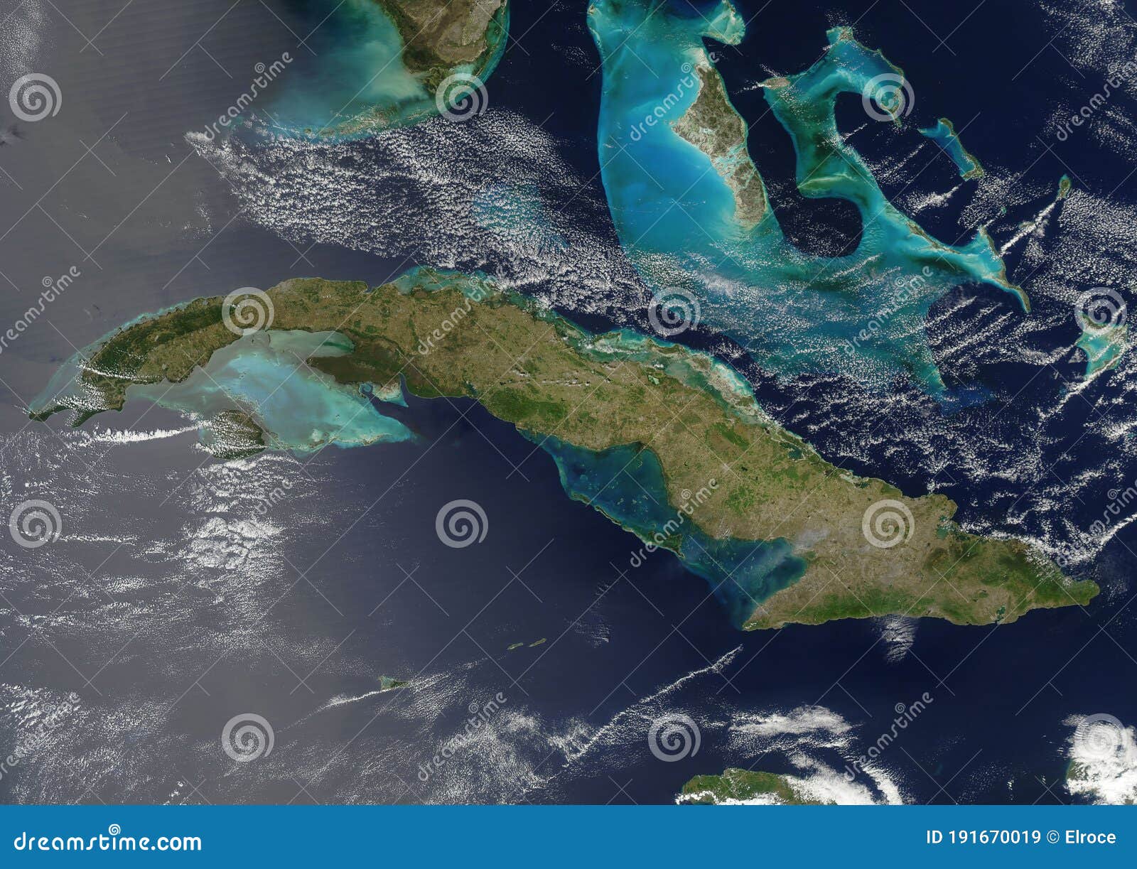 Satellite View of Cuba Island from Space Stock Image - Image of astrophotography, meteorology ...