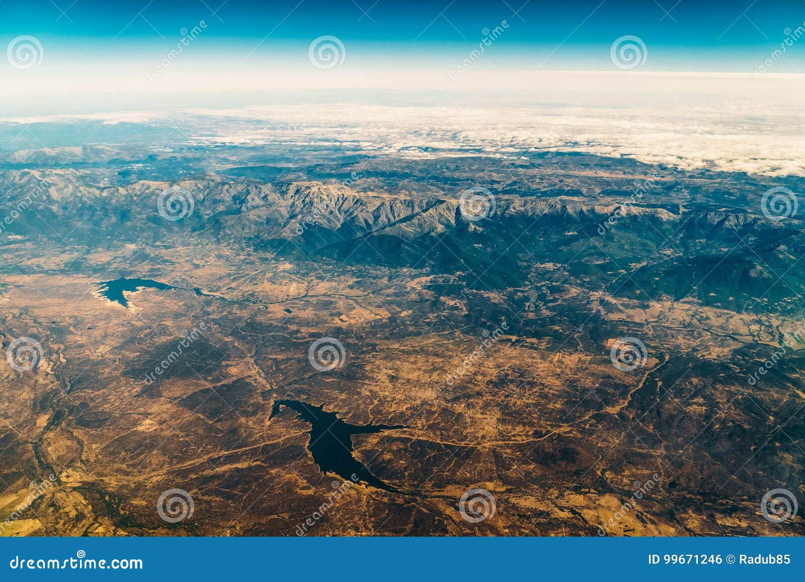 Satellite Top View Texture Over Bolivia Stock Photography ...