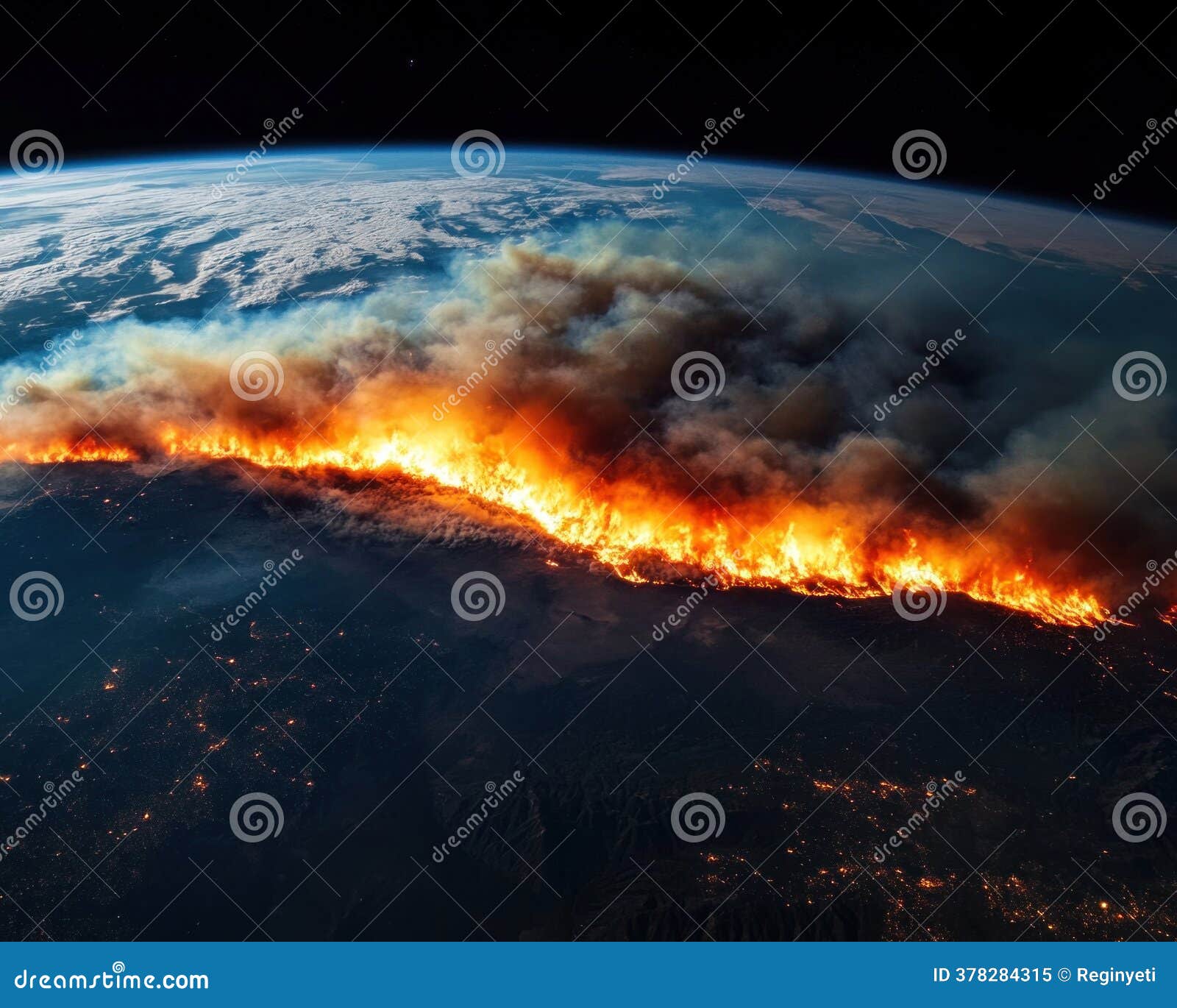 Tropical Cyclone Formation In Troposphere 3d Render. An Impending ...