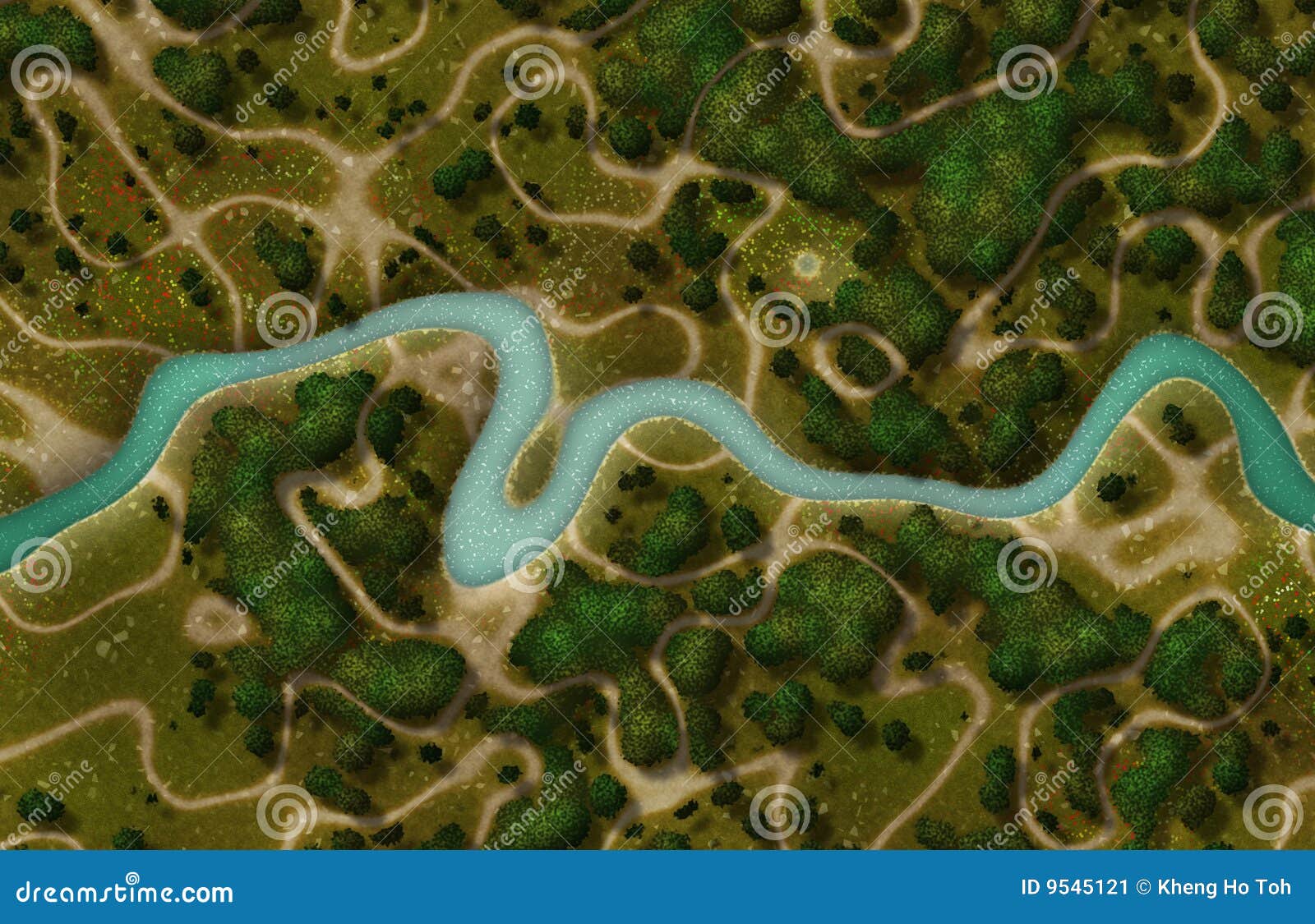 Satellite View Of The Amazon, Map, States Of South America, Reliefs And ...