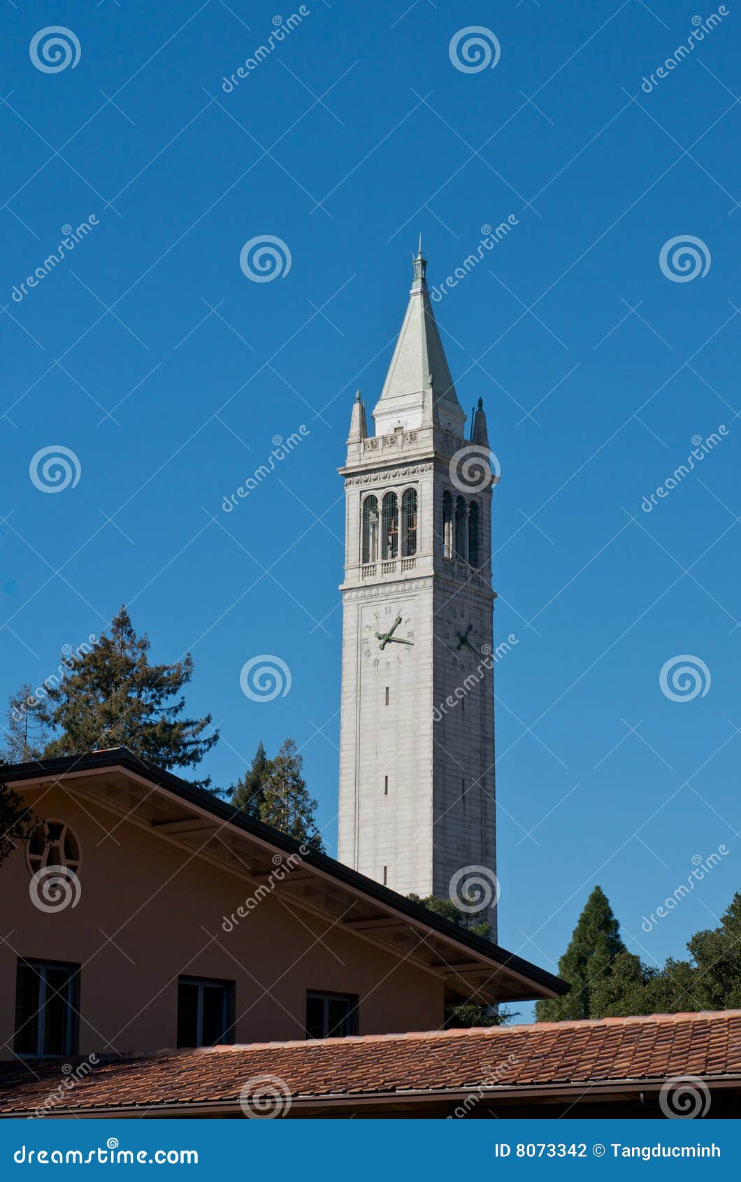 Sather Tower in Berkeley stock photo. Image of peder, carillon - 8073342