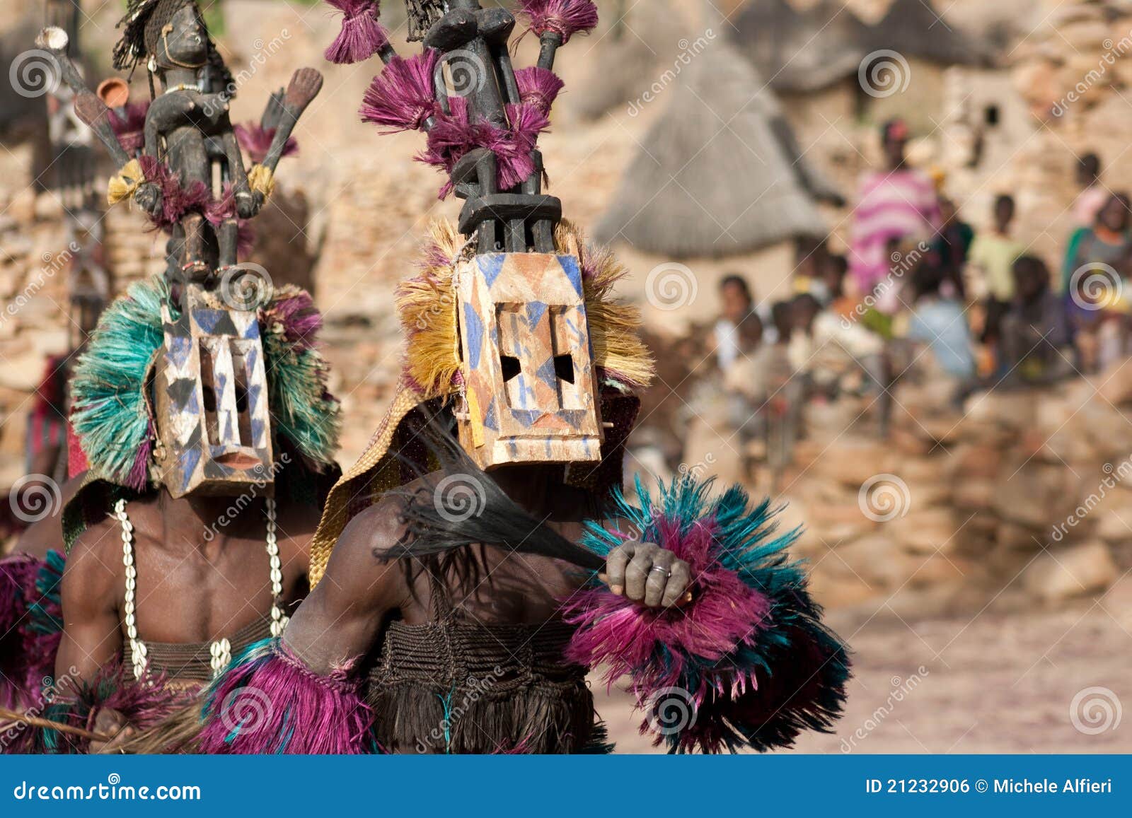 Satibe Mask and the Dogon Dance, Mali. Editorial Photo - Image of mali ...