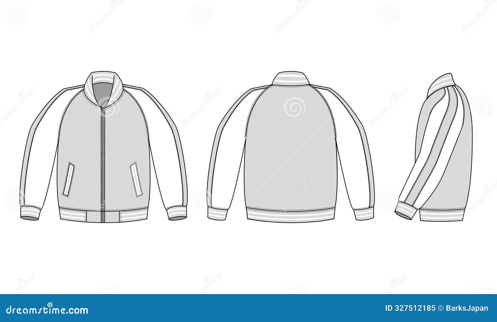 Satin Baseball Jacket ( Satin College Jacket ) Vector Template ...