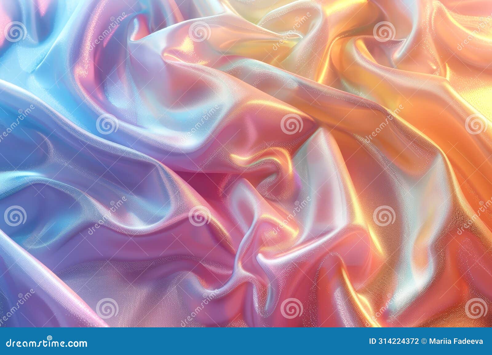 Satin Fabric Texture with Soft Pastel Gradients and Light Sparkles ...