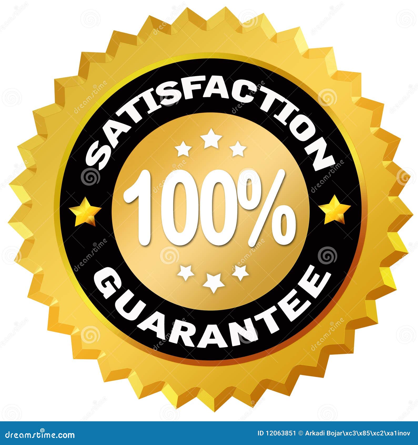 100% Satisfaction Guarantee Stamp Cartoon Vector | CartoonDealer.com ...