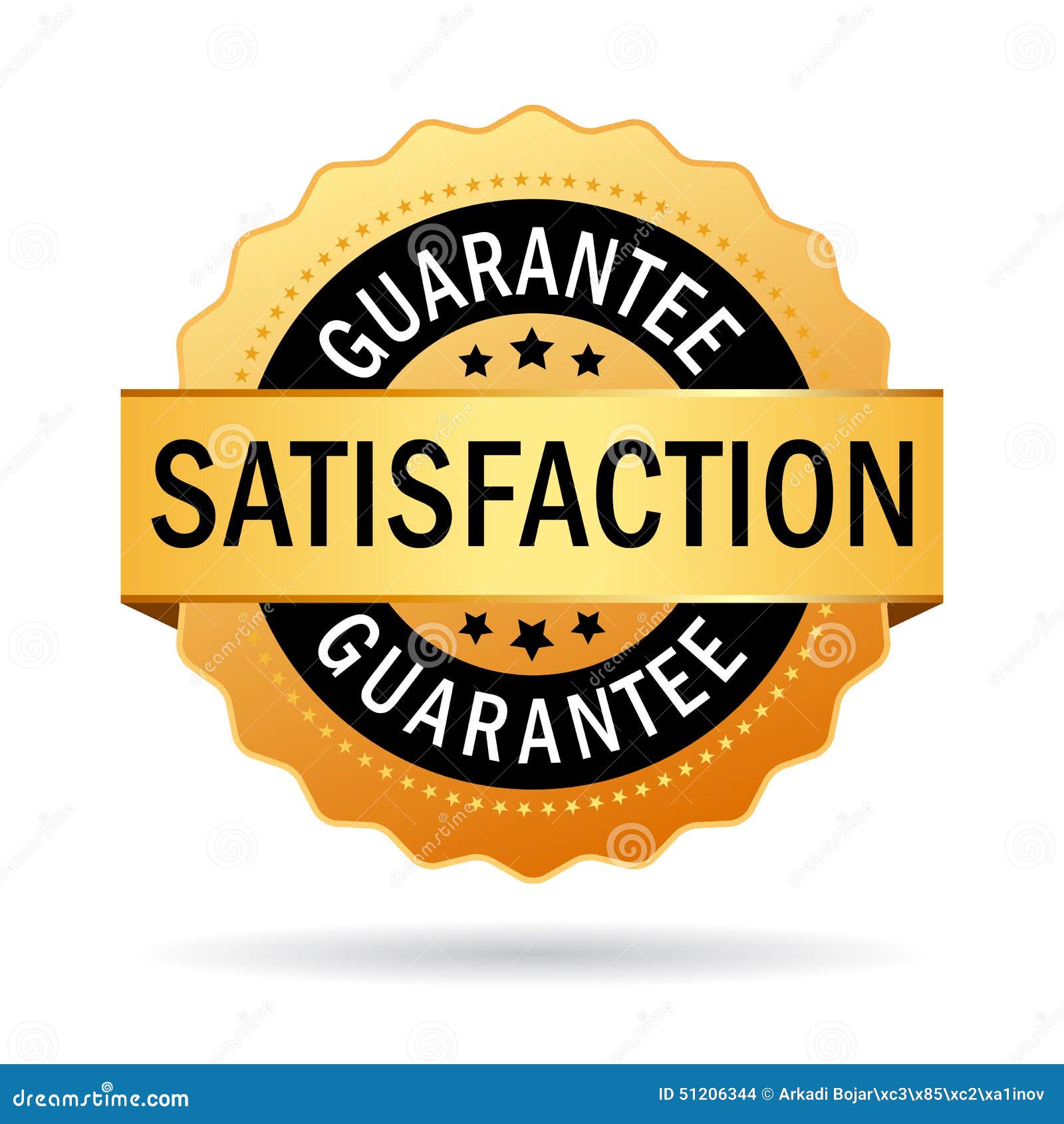Satisfaction Guarantee Cartoon Vector | CartoonDealer.com #16571311