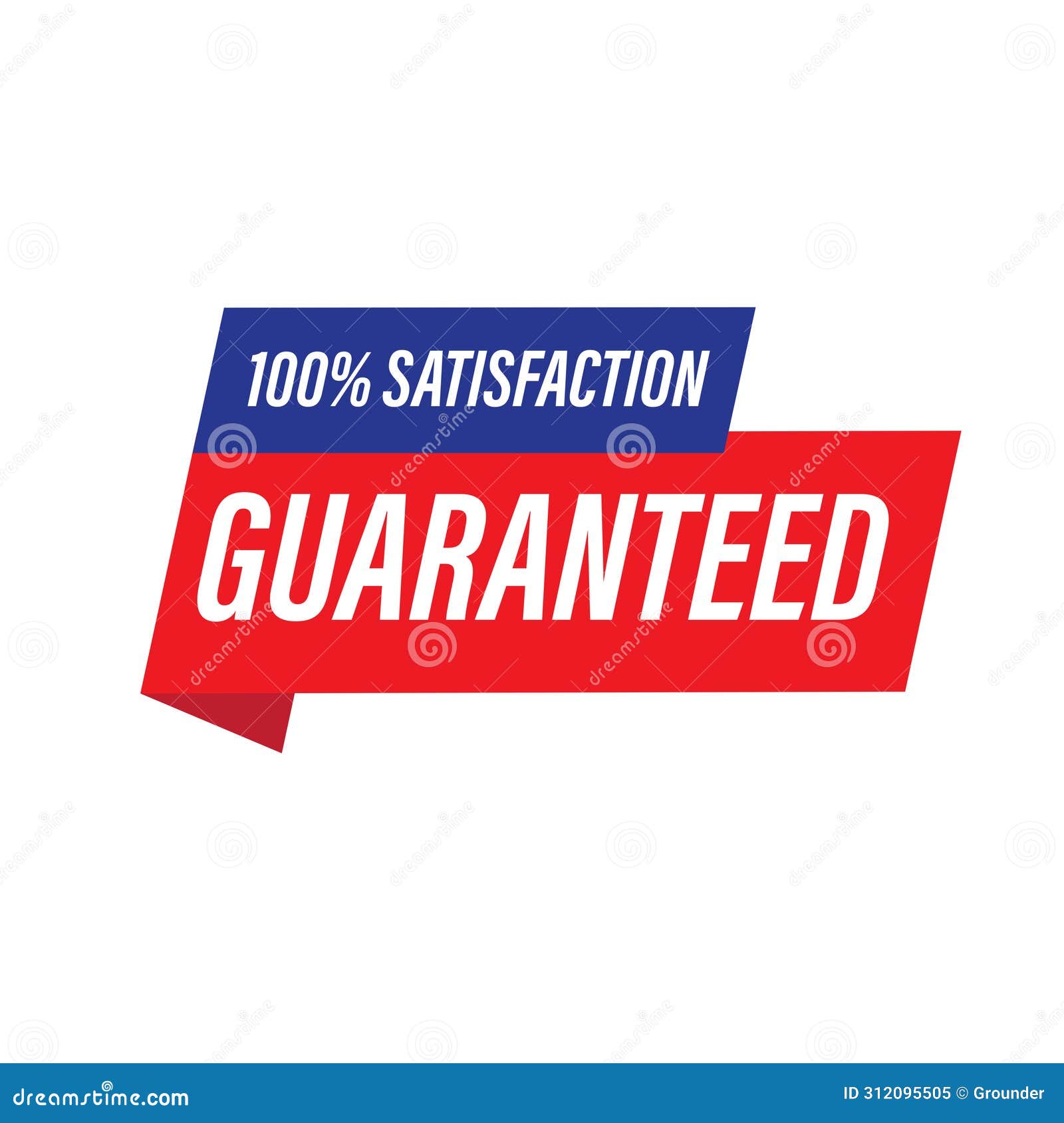 Satisfaction Guaranteed Label Sticker Tag Stock Vector - Illustration ...
