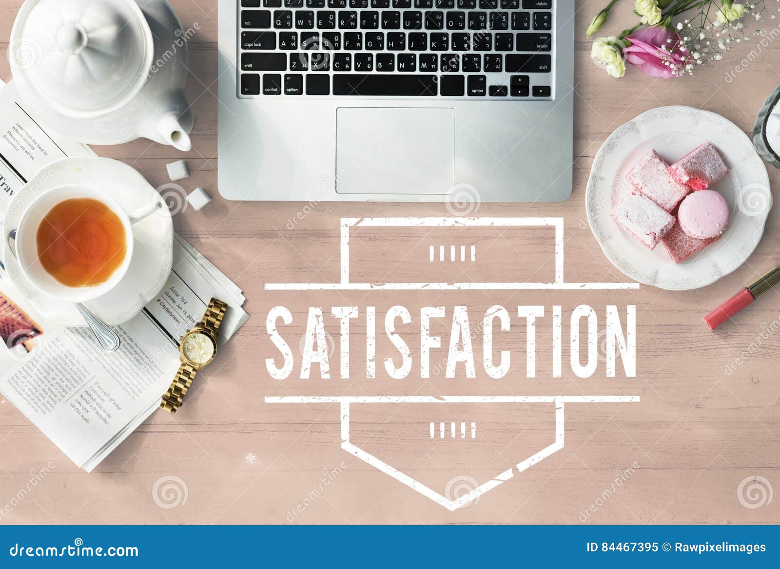 Satisfaction Happy Service Client Customer User Concept Stock Image ...