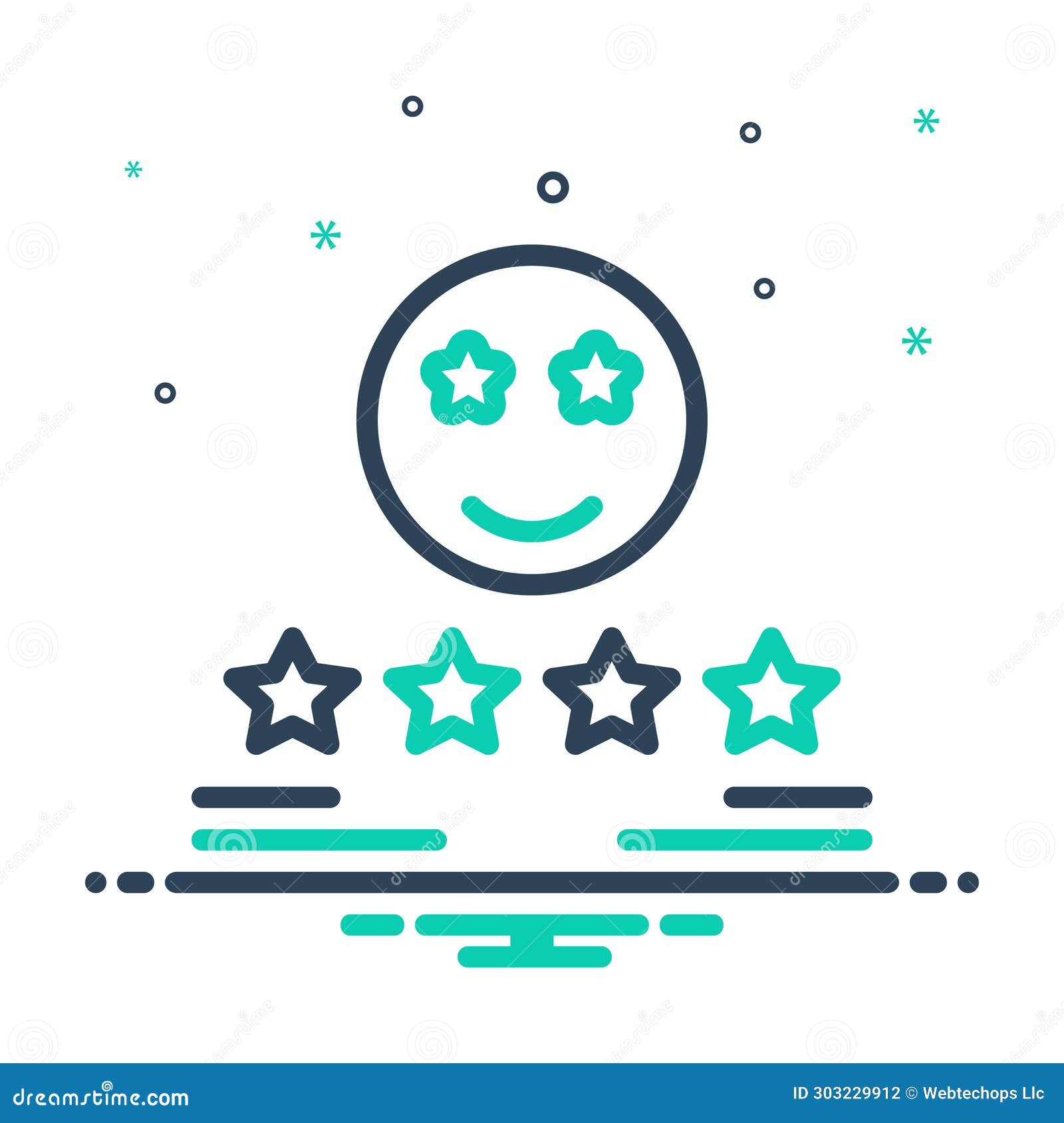 Mix Icon For Satisfaction, Gratification And Experience Vector ...