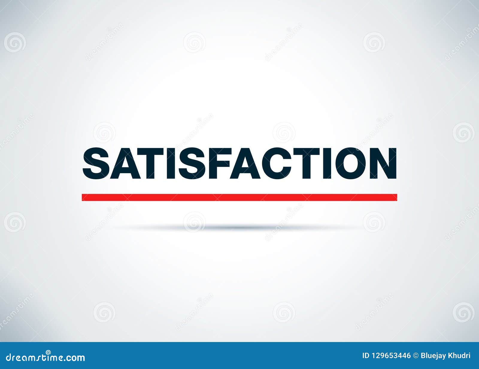 Satisfaction Abstract Flat Background Design Illustration Stock ...