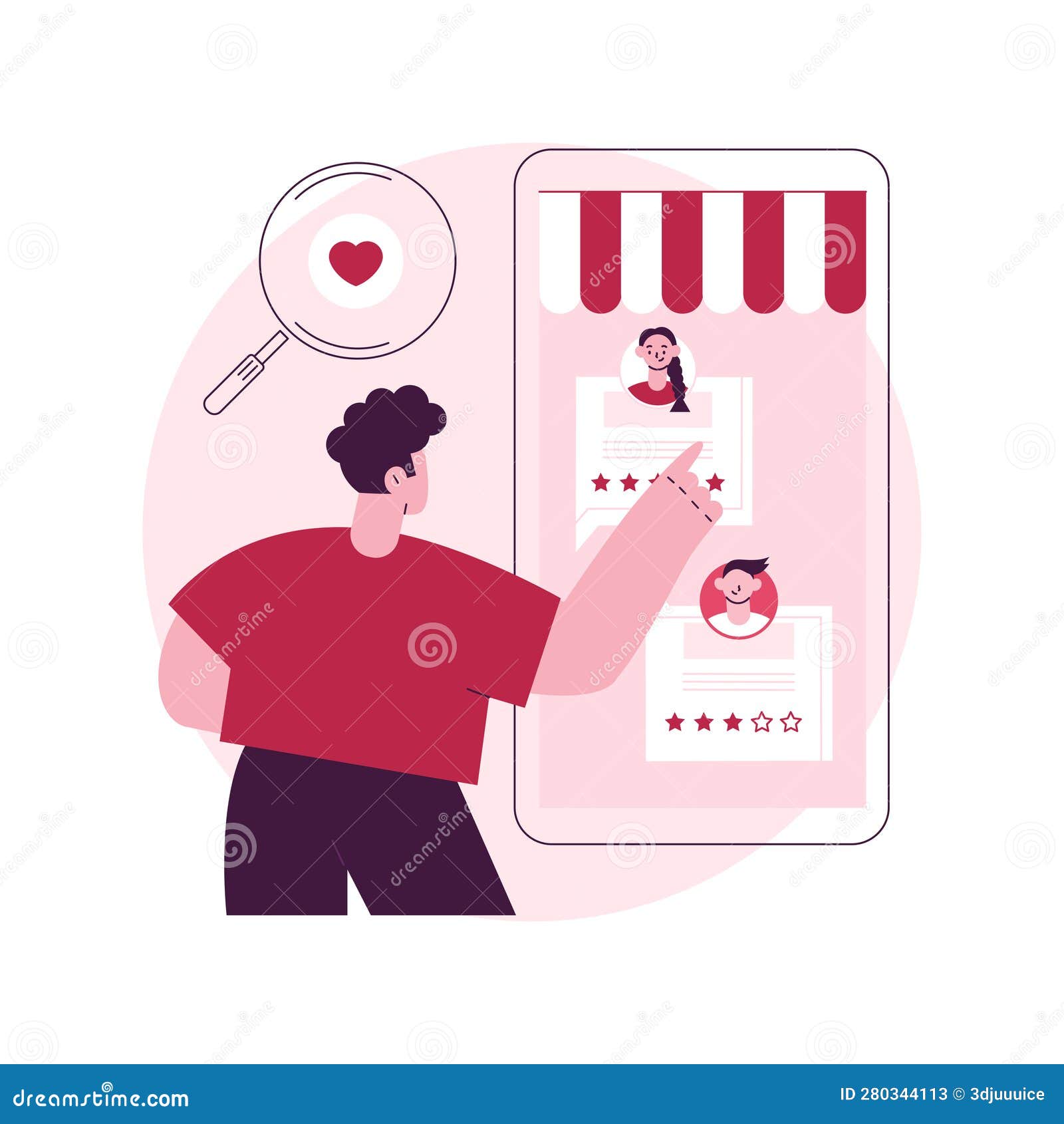 Satisfaction and Loyalty Abstract Concept Vector Illustration. Stock ...