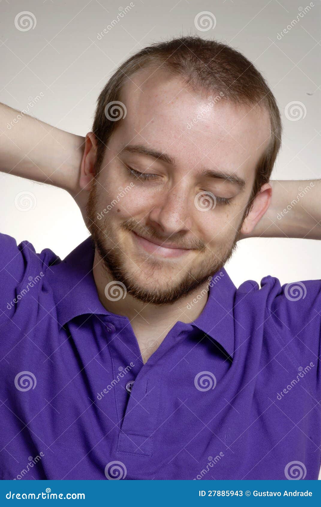 Satisfaction man. stock image. Image of genius, intelligence - 27885943