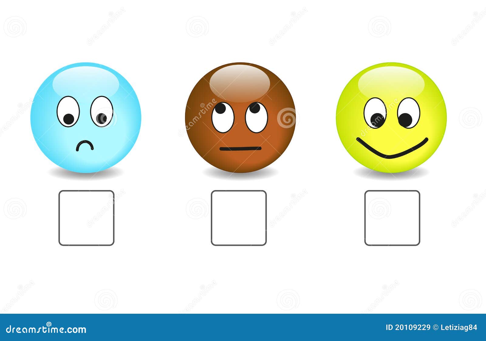 Satisfaction Questionnaire With Emoticons Royalty Free Stock Images ...