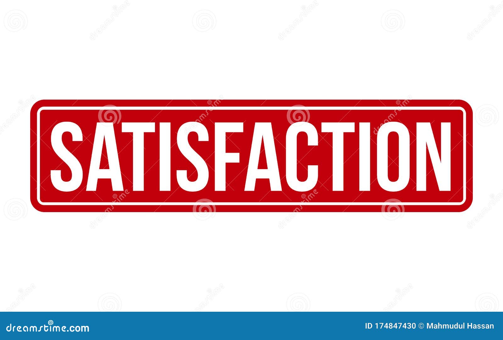 Satisfaction Rubber Stamp. Red Satisfaction Rubber Grunge Stamp Seal ...