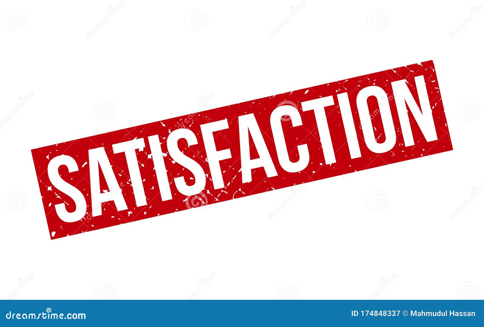 Satisfaction Rubber Stamp. Red Satisfaction Rubber Grunge Stamp Seal ...
