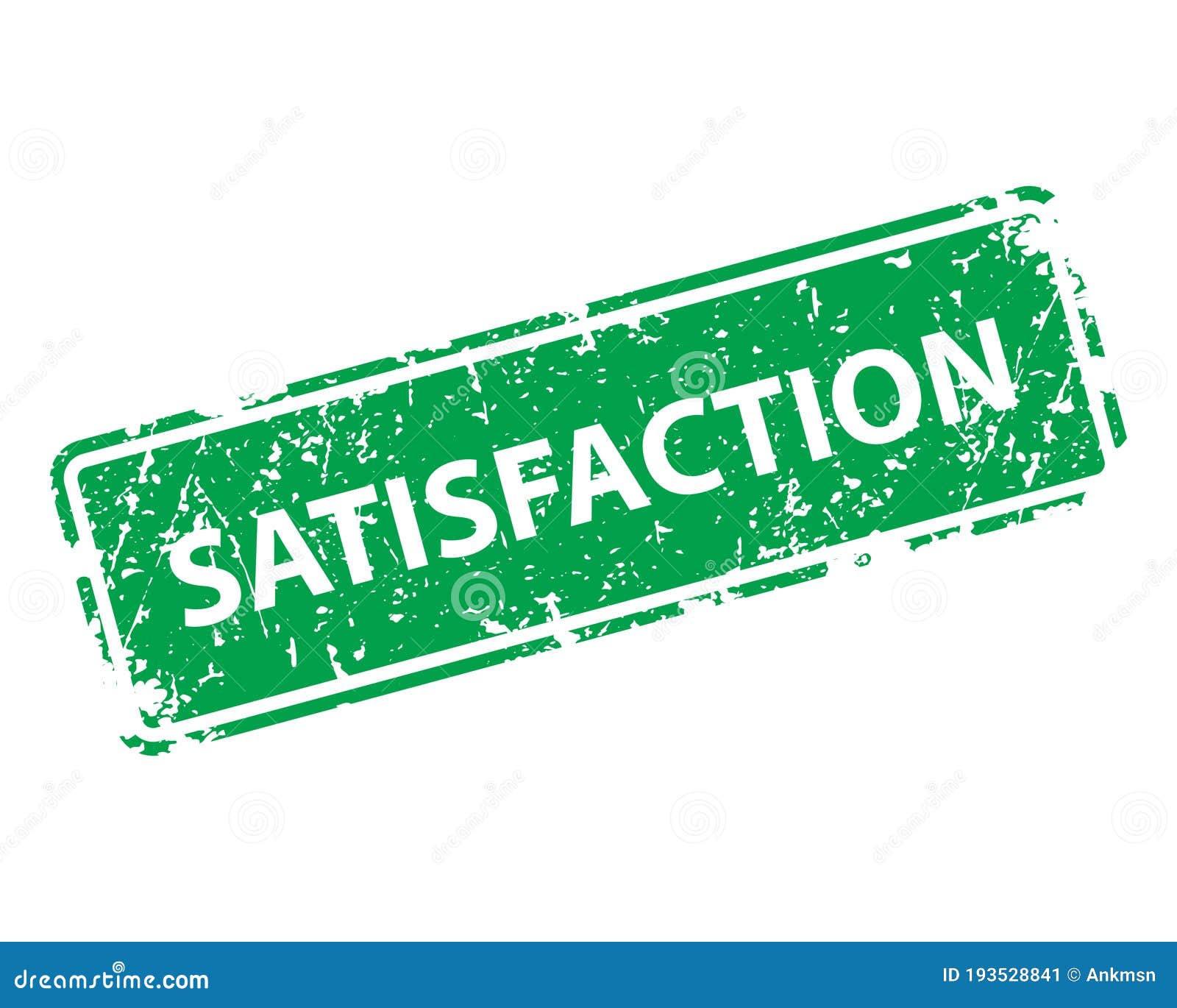 Satisfaction Stamp Vector Texture. Rubber Cliche Imprint Stock Vector ...