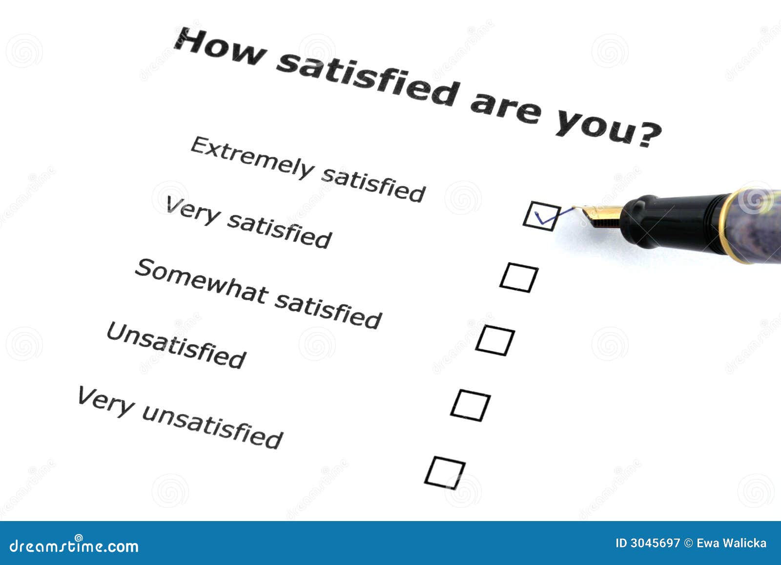 Satisfaction survey stock image. Image of info, question - 3045697