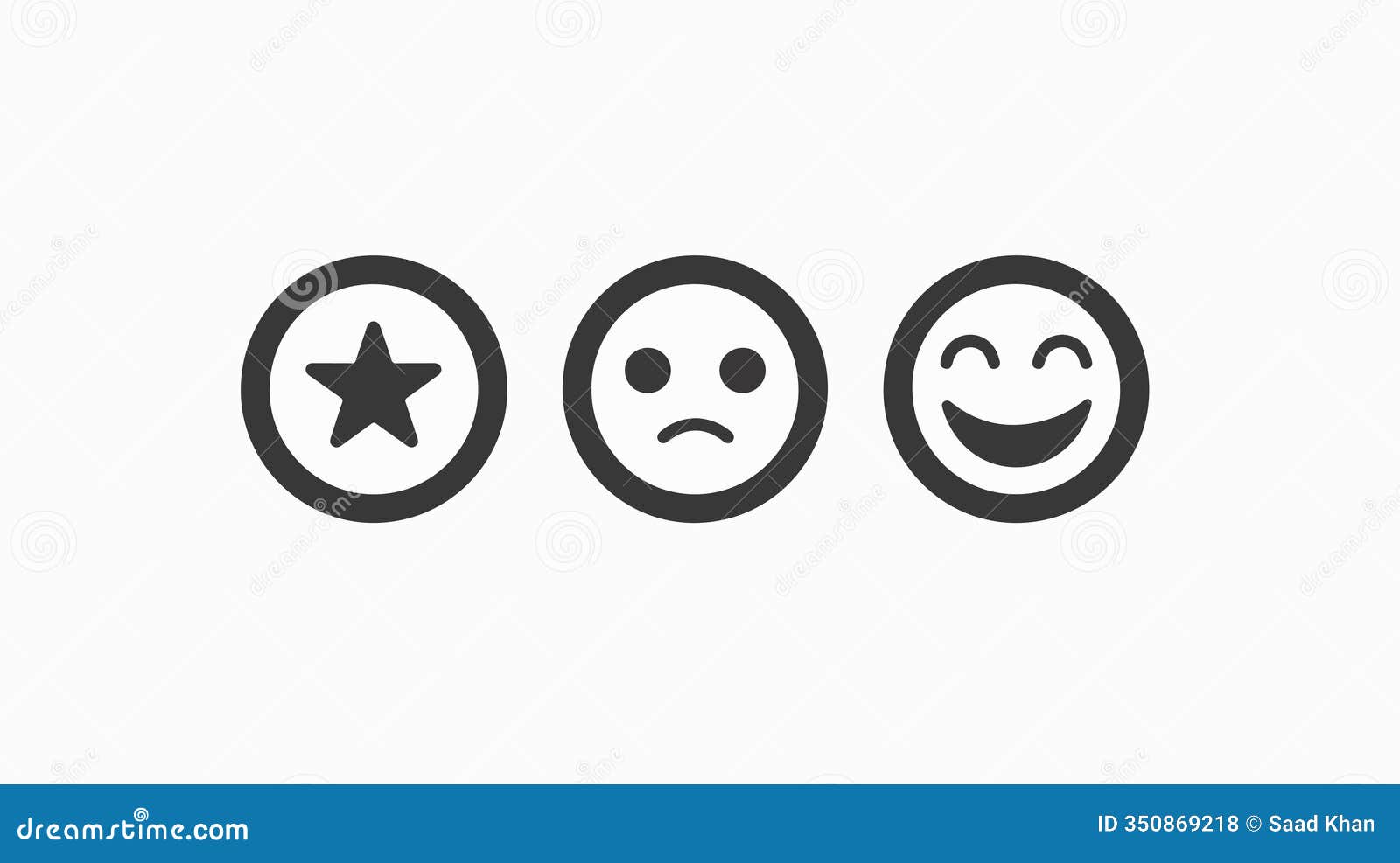 Satisfaction Survey Icon for Feedback Concepts in Modern Design Stock ...