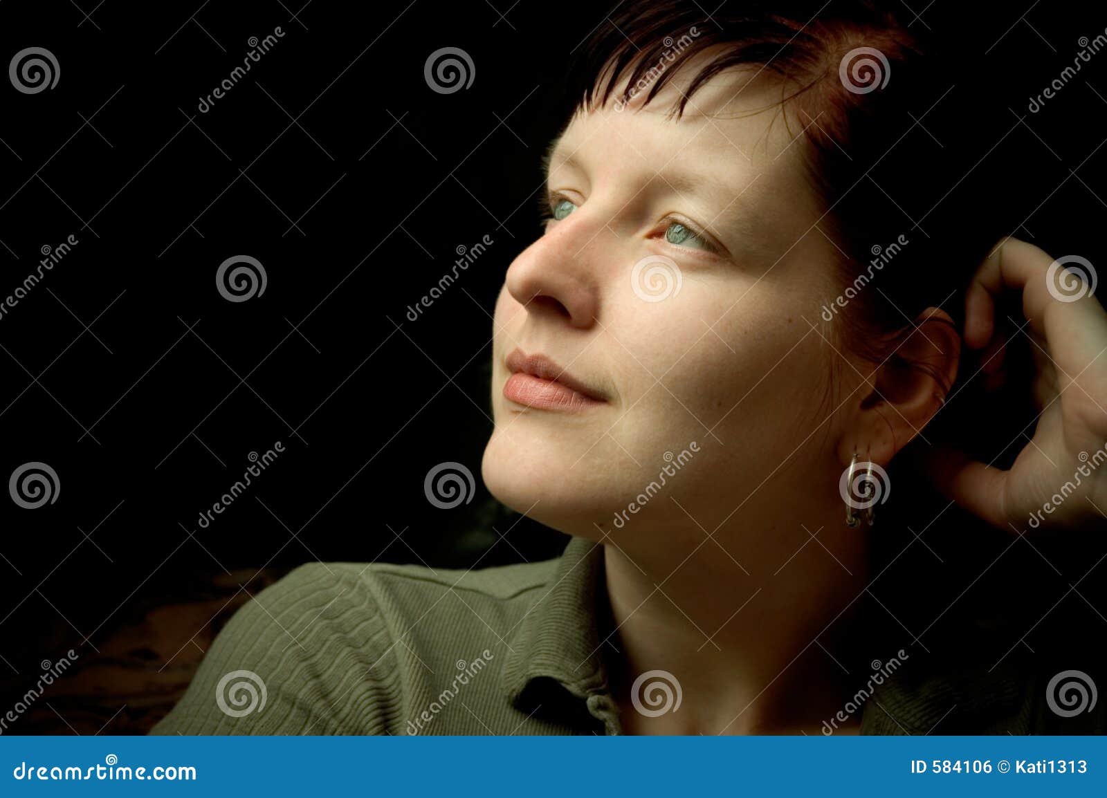 Satisfied stock photo. Image of satisfied, bright, casual - 584106