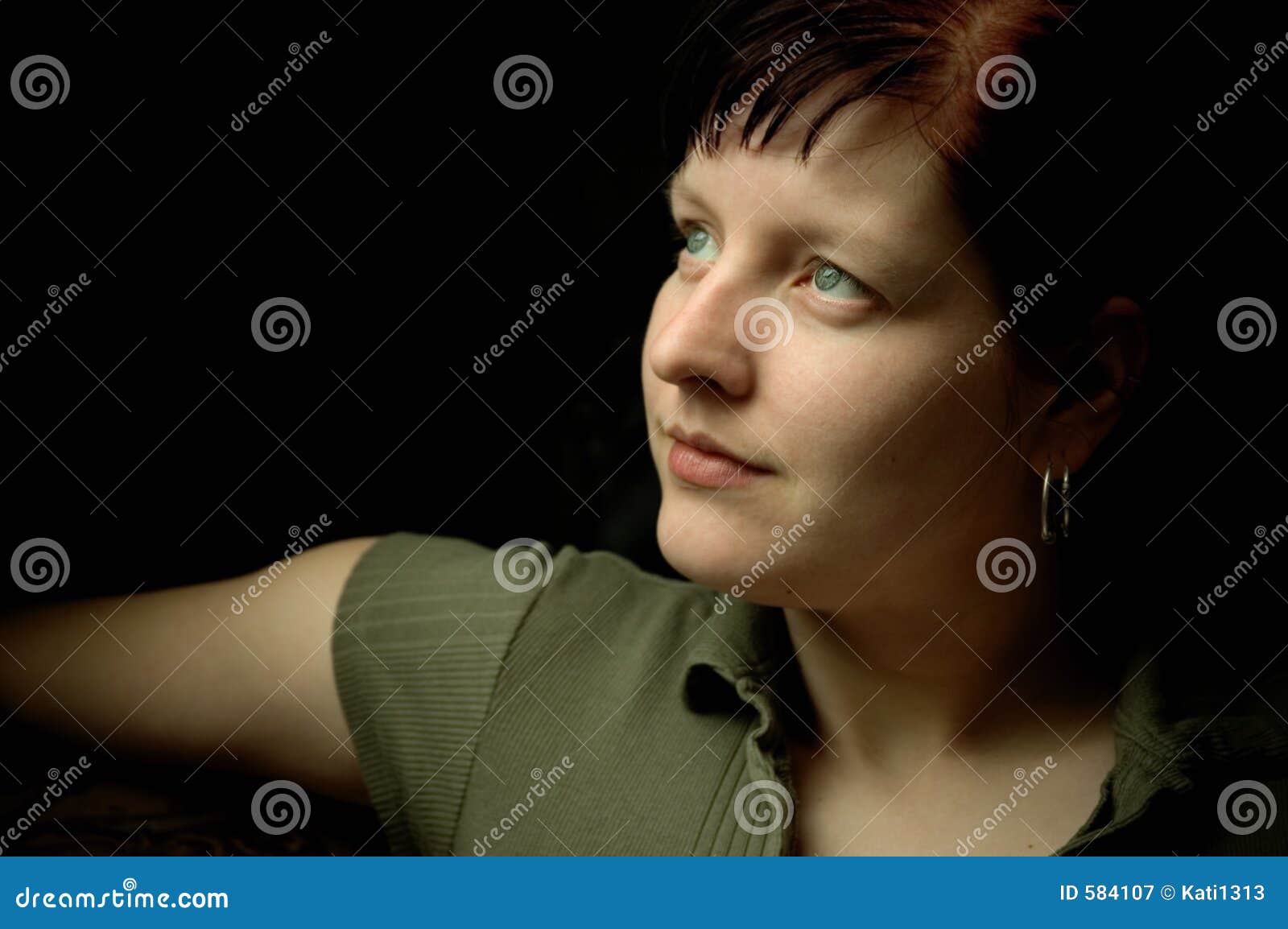 Satisfied stock image. Image of enjoys, happiness, smile - 584107