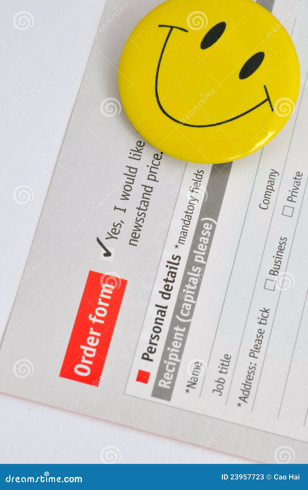 Satisfied Customer and Continued Order Stock Image - Image of satisfied ...