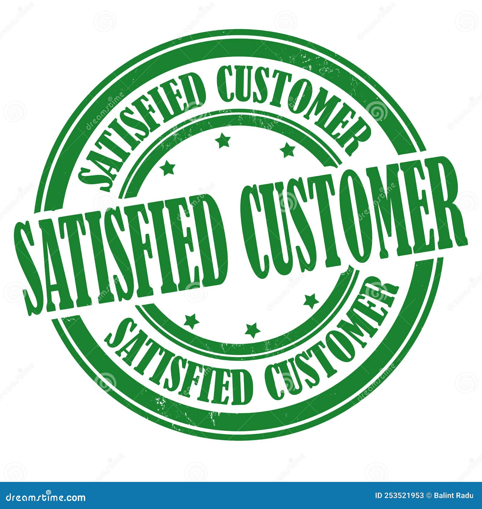 Satisfied Customer Grunge Rubber Stamp Stock Vector - Illustration of ...