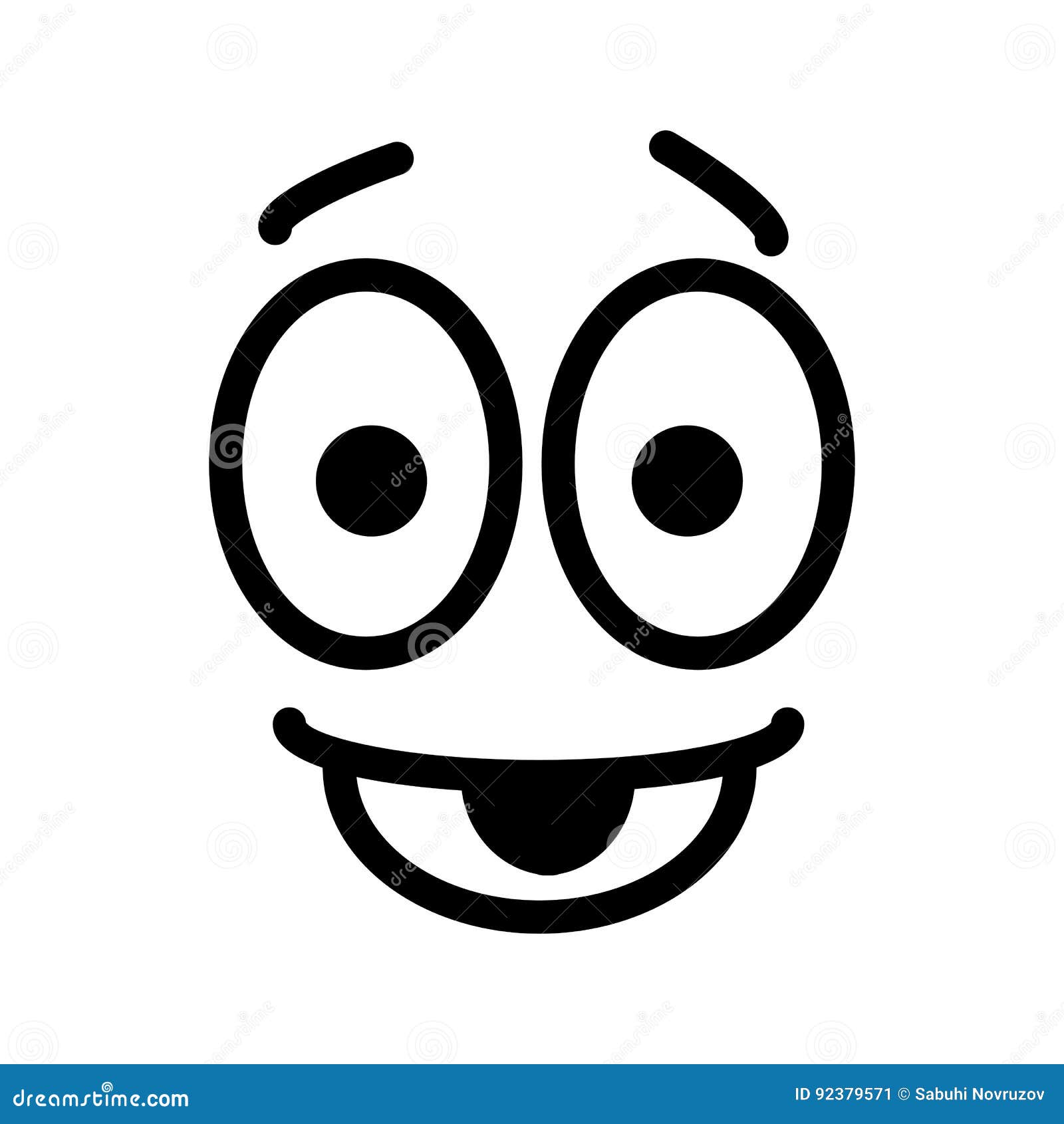 Satisfied Glad Smiley Face Emoticon Line Art Icon For Apps And Websites ...