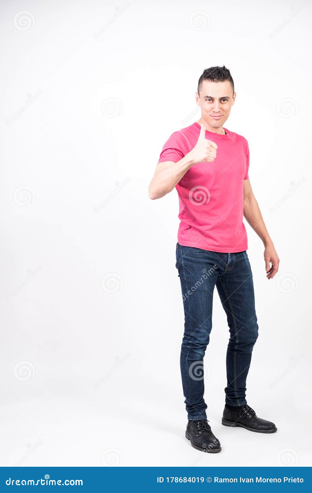 Satisfied man stock image. Image of full, pleased, male - 178684019