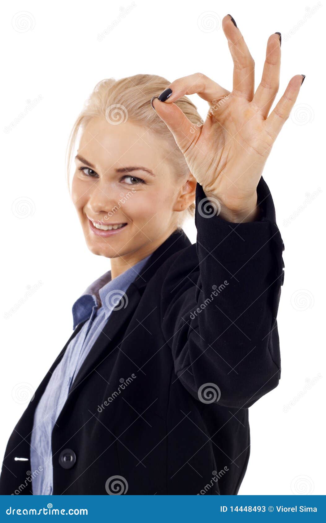 Satisfied with results stock image. Image of project - 14448493