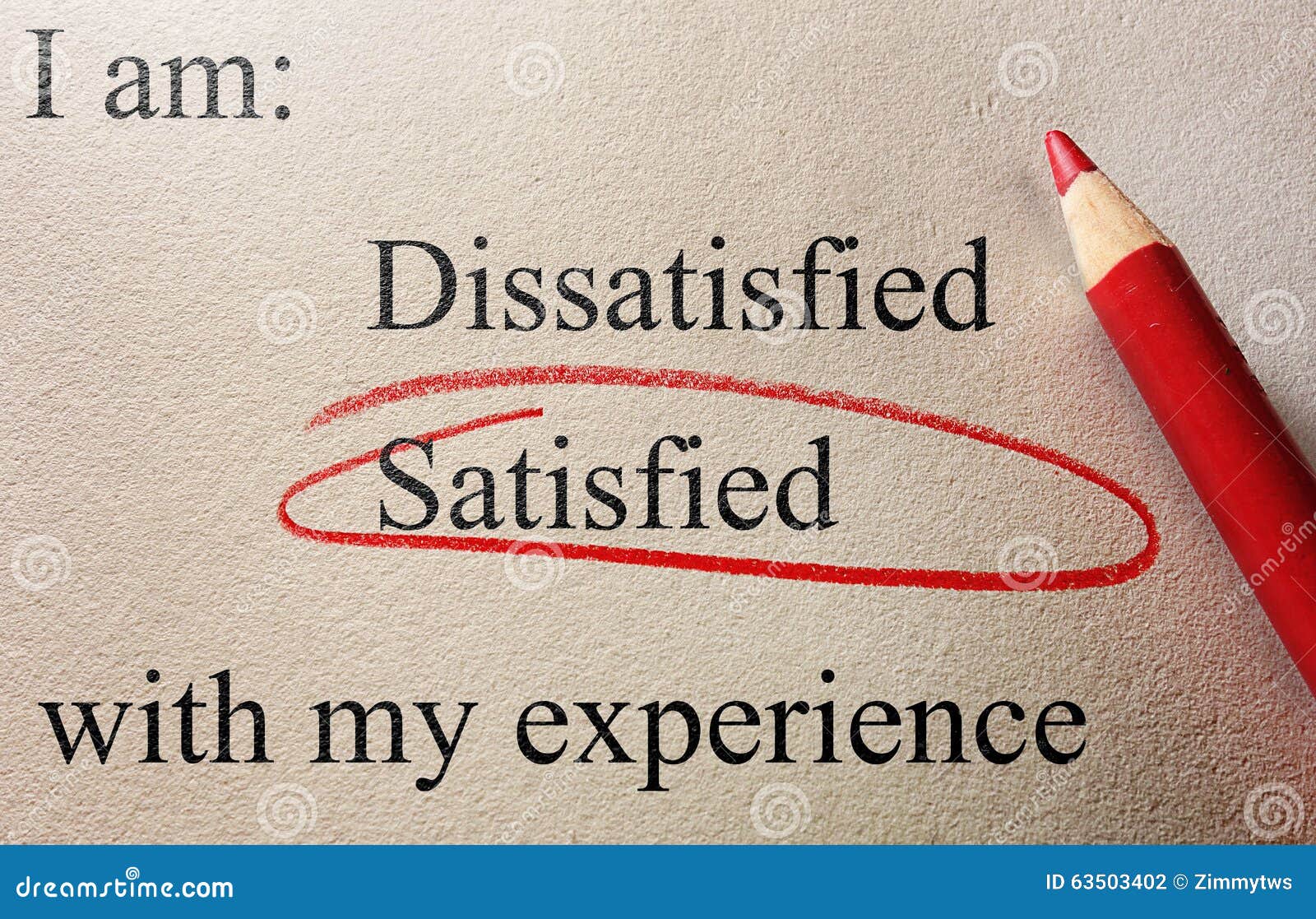 Satisfied survey stock photo. Image of business, positive - 63503402