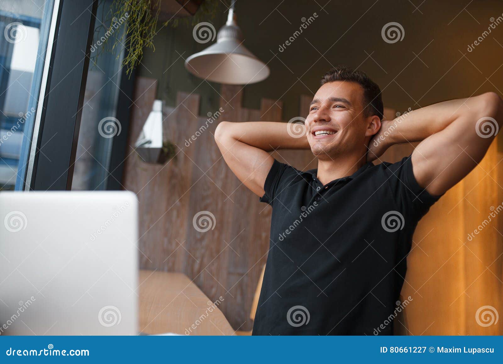 Satisfied with work done. stock image. Image of adult - 80661227