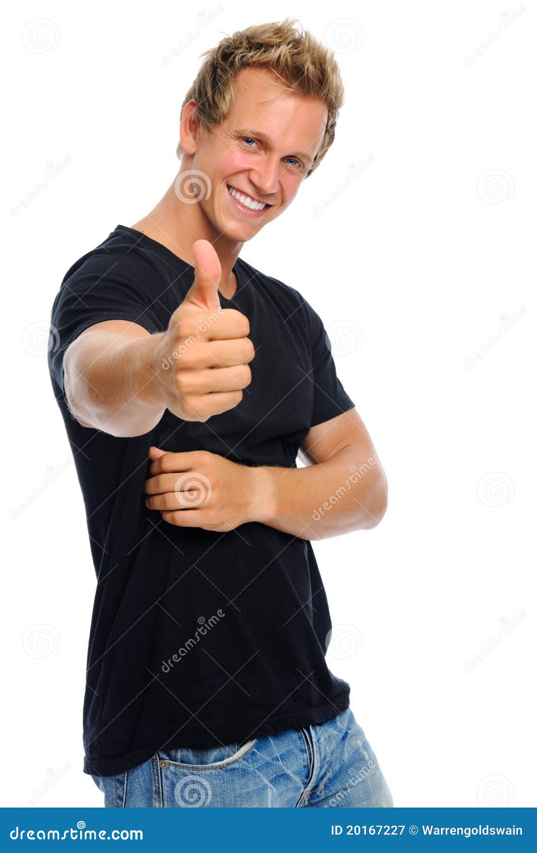 Satisfied young man stock image. Image of confident, smile - 20167227