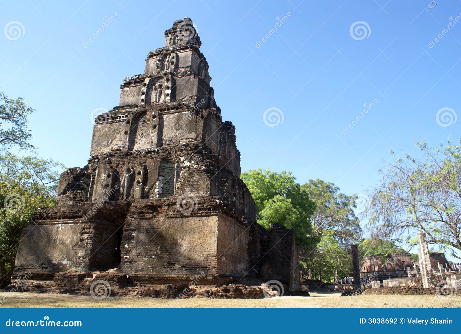 Satmahal Prasada stock photo. Image of construction, asian - 3038692