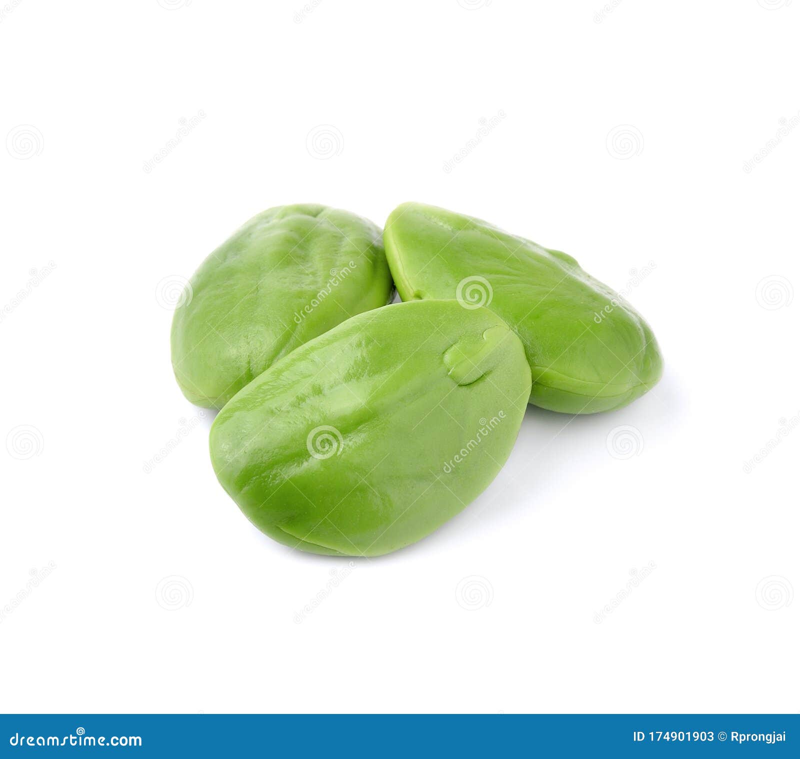 Sato Seeds Isolated on White Background Stock Image - Image of tropical ...
