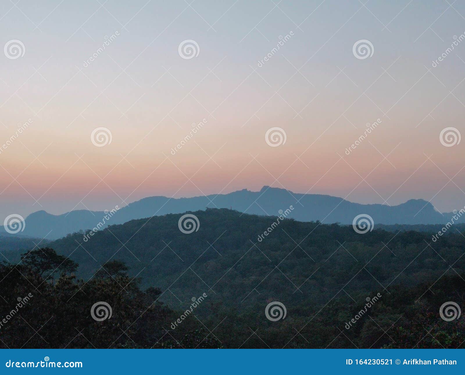 Satpuda Mountain Range Madhya Pradesh,India Stock Image - Image of ...