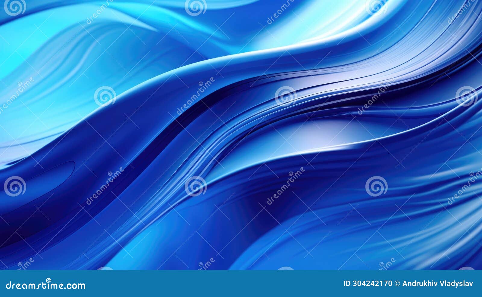 Saturated Abstract Blue Background, Abstract Illustration Stock ...