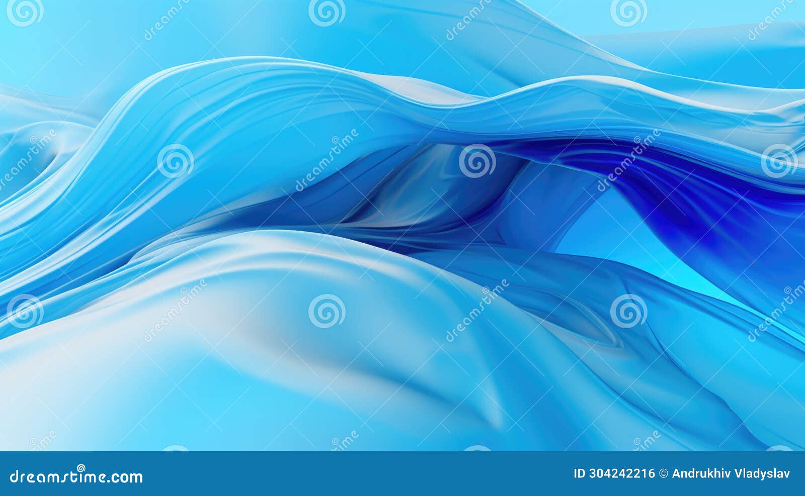 Saturated Abstract Blue Background, Abstract Illustration Stock ...