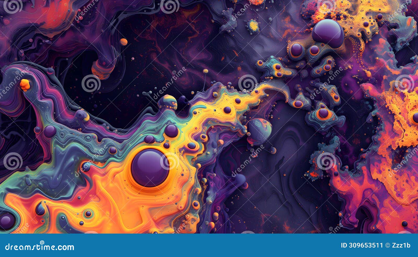 Saturated Colorful Mad Abstract Background, Random Different Shapes and ...