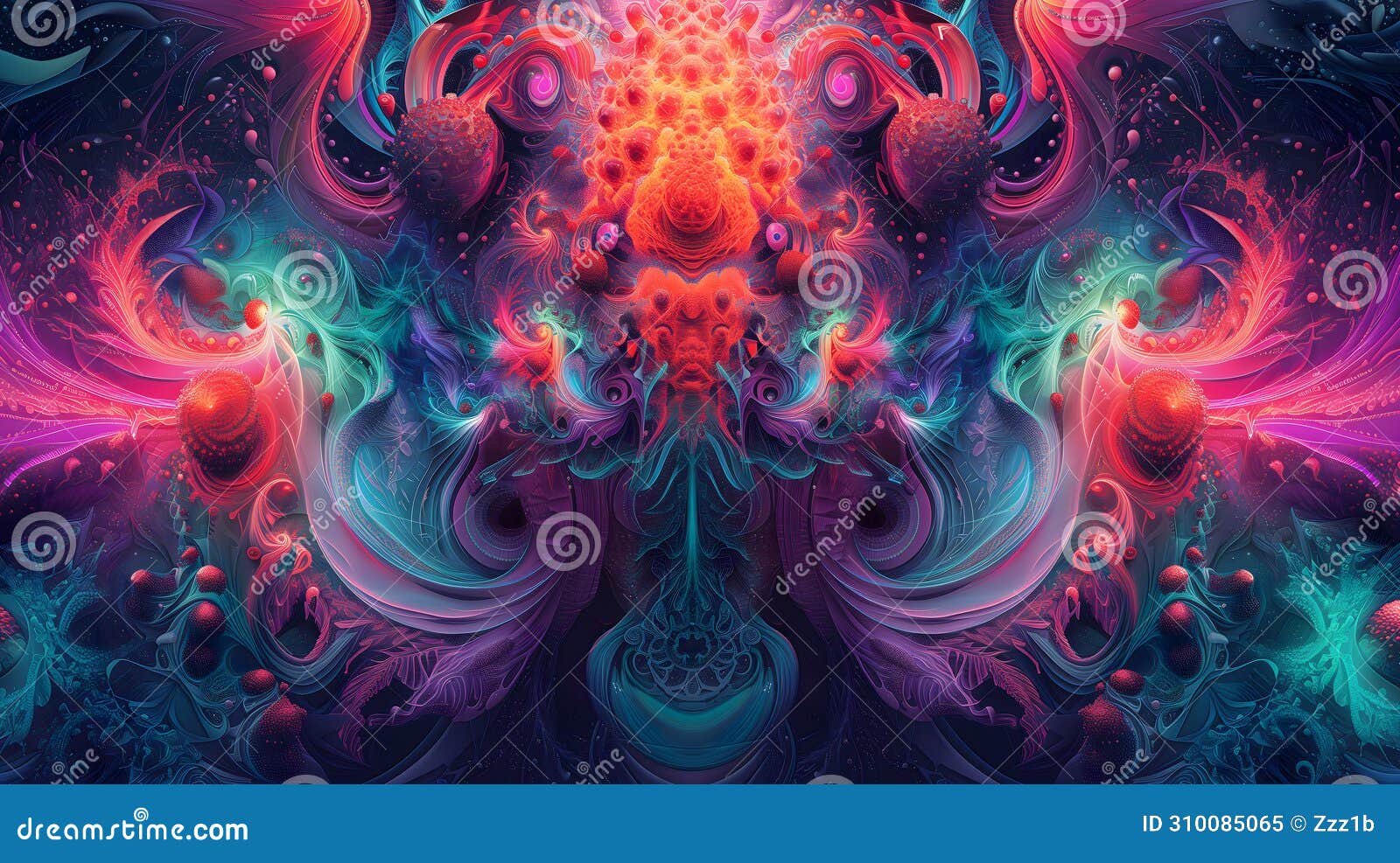 Saturated Colorful Mad Abstract Background, Random Different Shapes and ...