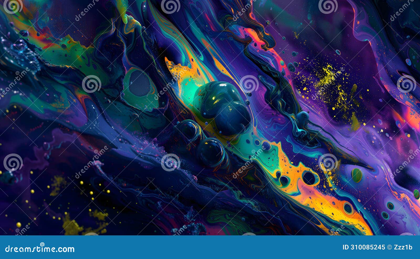 Saturated Colorful Mad Abstract Background, Random Different Shapes and ...