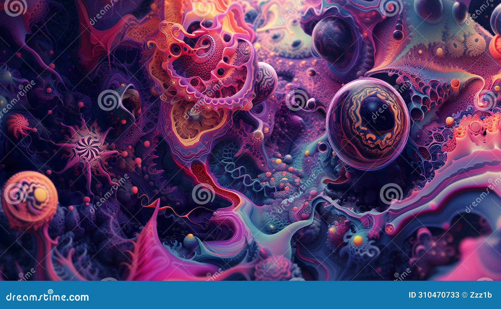 Saturated Colorful Mad Abstract Background, Random Different Shapes and ...