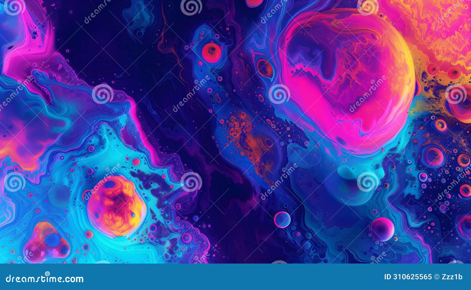 Saturated Colorful Mad Abstract Background, Random Different Shapes and ...