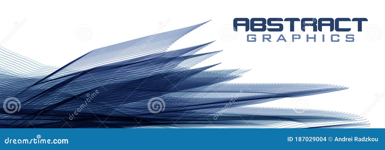 Saturated Dark Blue Sharp Abstraction. Vector Graphics Stock Vector ...