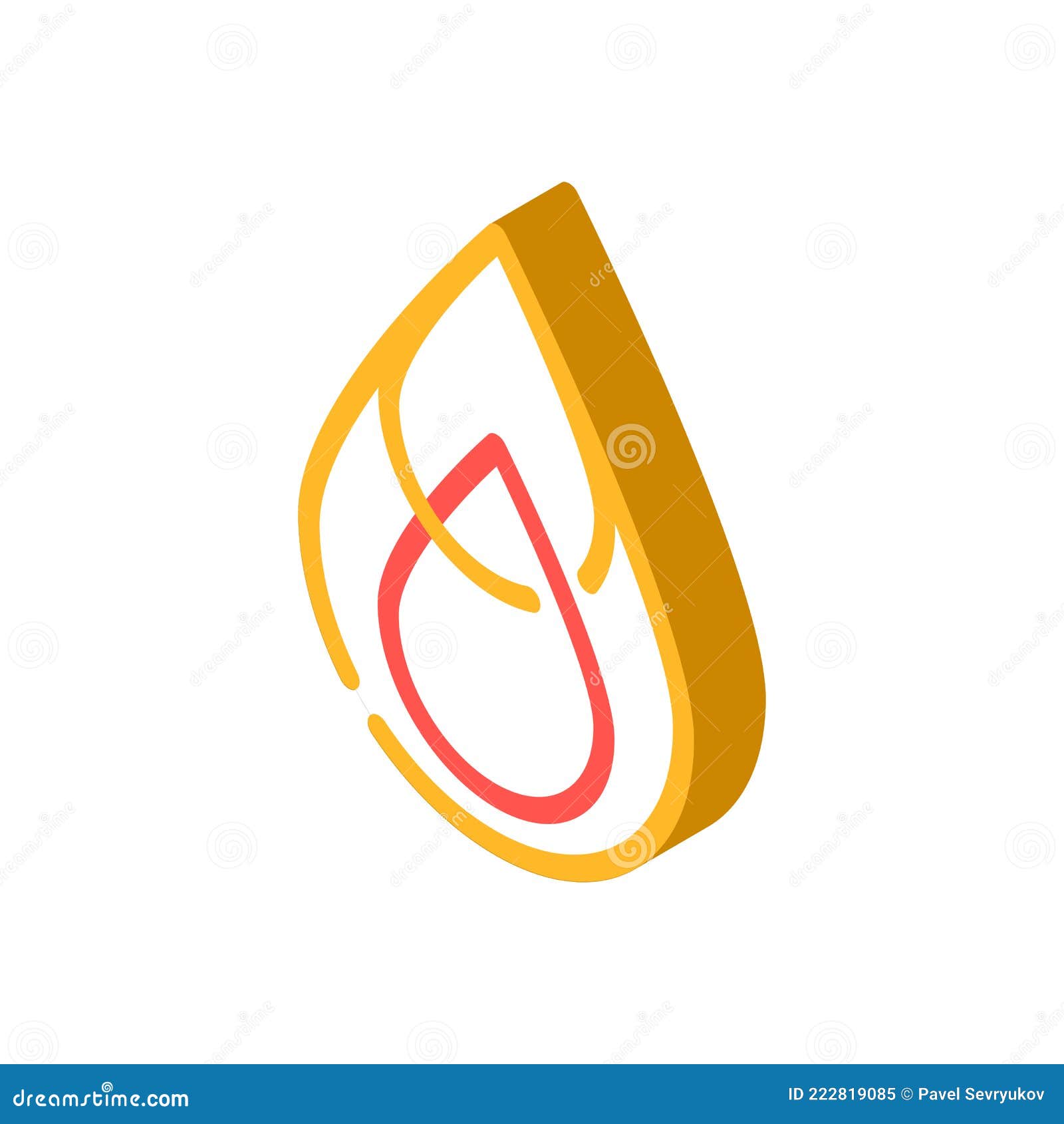 Saturated Fat Isometric Icon Vector Illustration Stock Vector ...