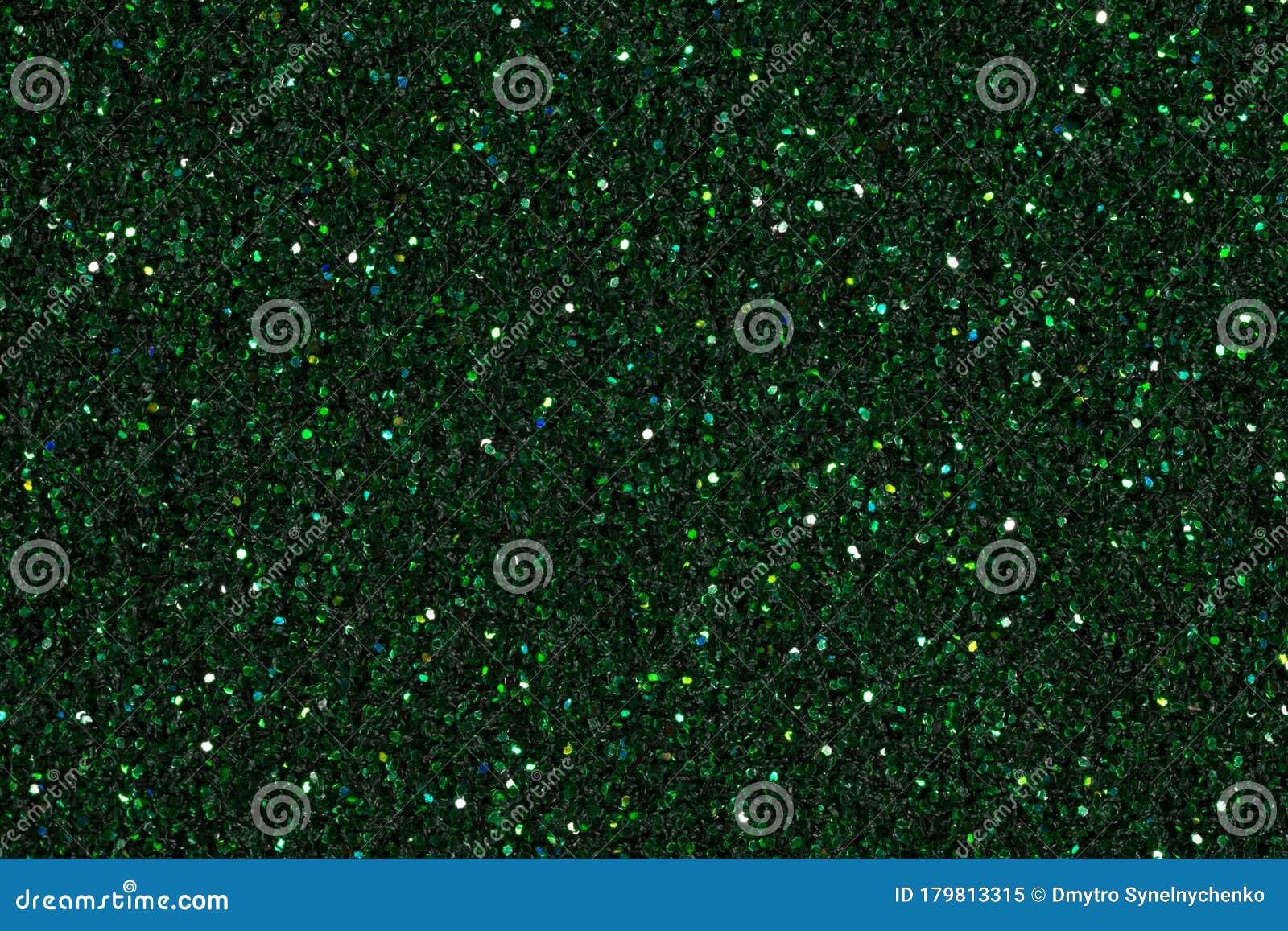 Saturated Green Background with Glitter. Texture in Extremely High ...