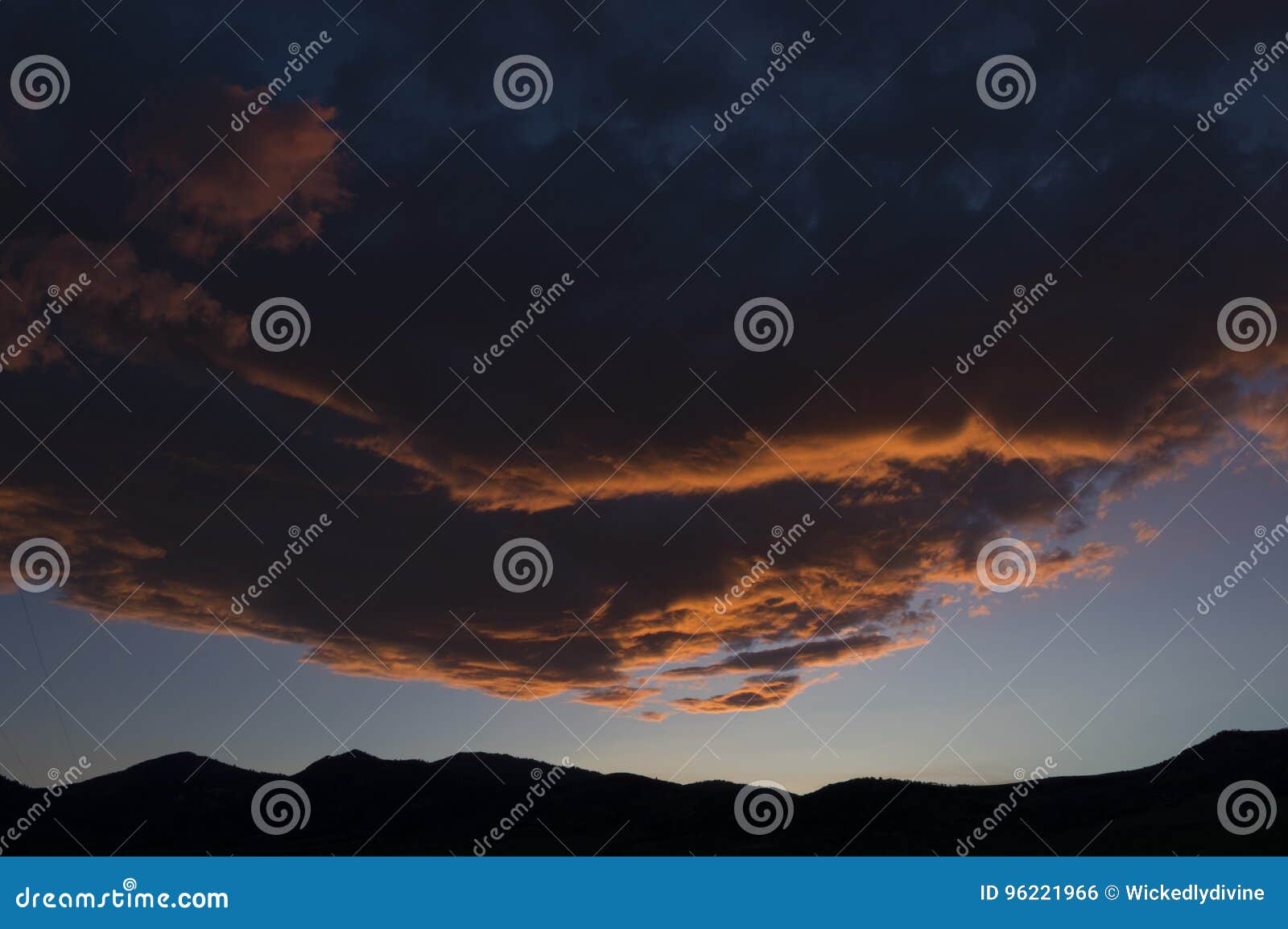 Saturated Sunset stock photo. Image of early, logo, light - 96221966