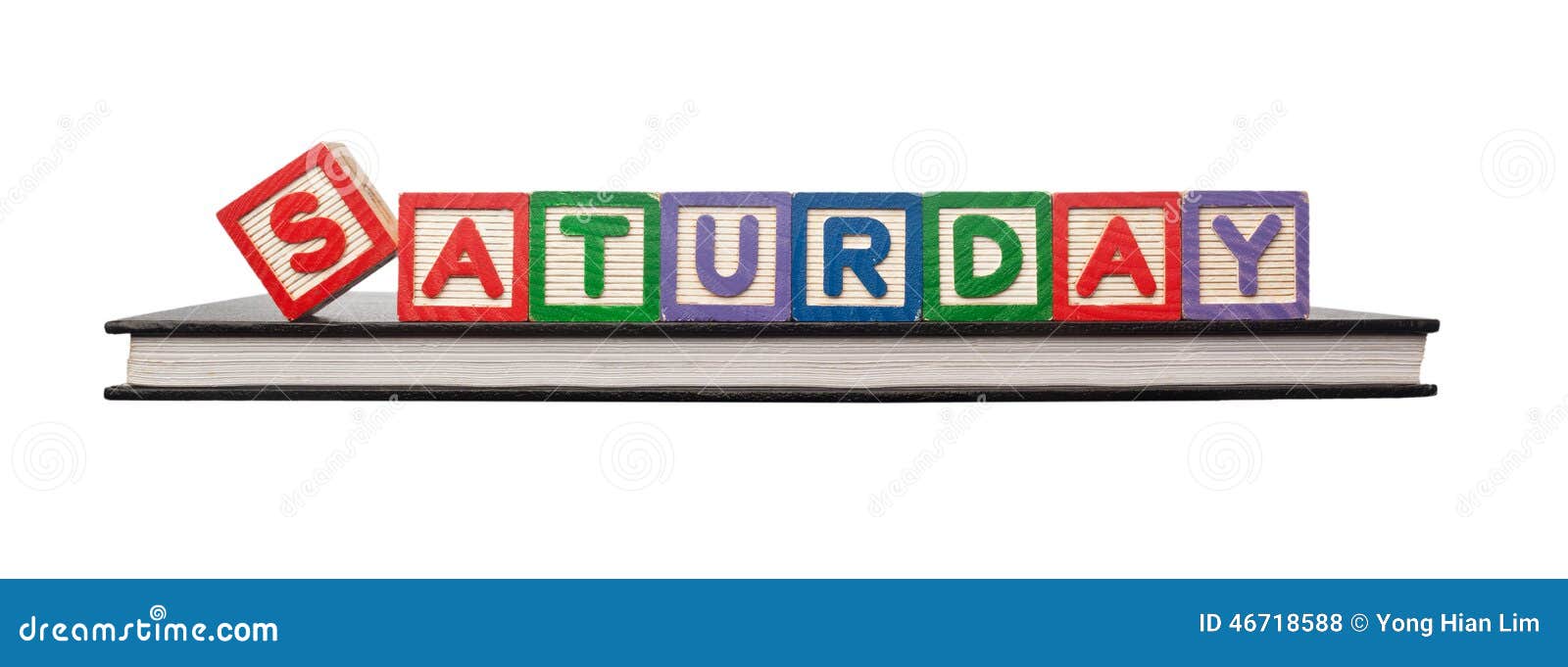 Saturday stock photo. Image of symbol, weekend, wooden - 46718588