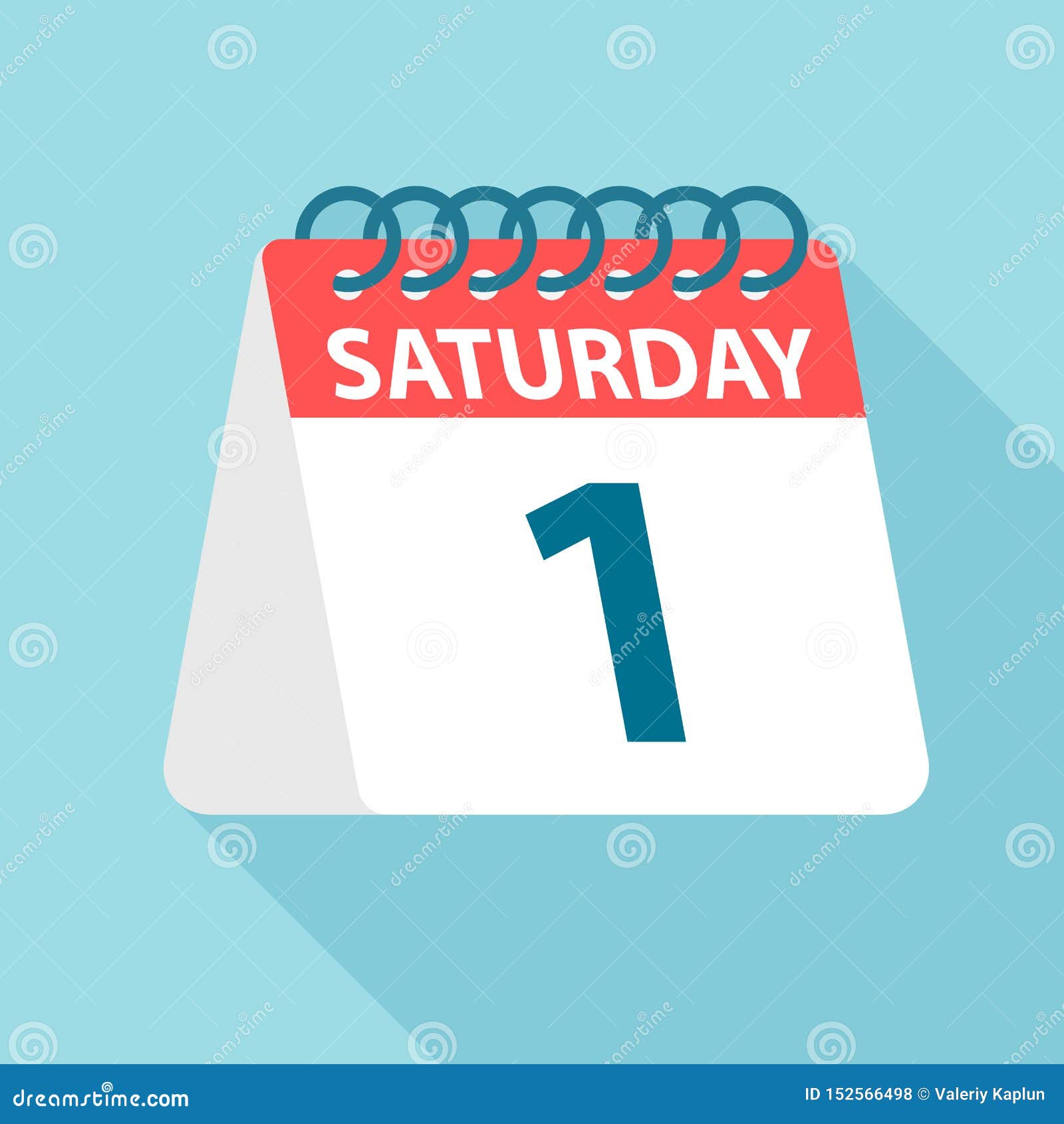 Saturday 1 - Calendar Icon. Vector Illustration of Week Day Paper Leaf ... Saturday 1 - Calendar Icon. Vector Illustration of Week Day Paper Leaf ...